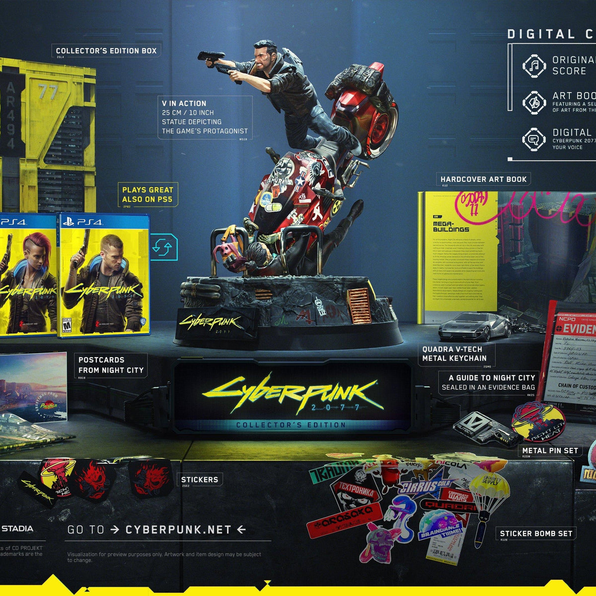 Cyberpunk 2077 Collectors Edition Edition PS4/ PS5 R1 – Bstorekw