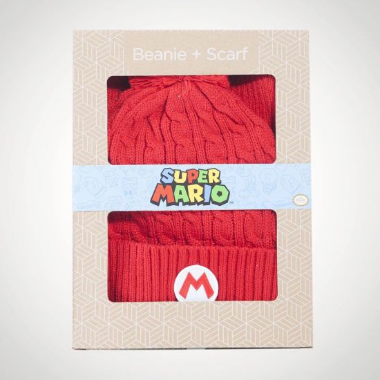 Super Mario Winter Set (A beanie and scarf) | Bstorekw
